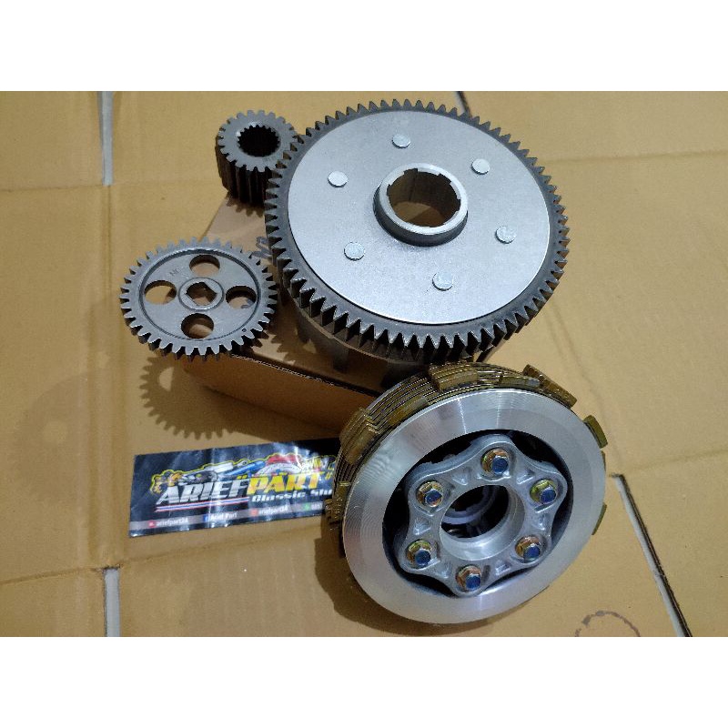 Jual draf Gear Viar 21 Megapro atau 22 Tiger draf gir hous kopling Tiger set | Shopee Indonesia