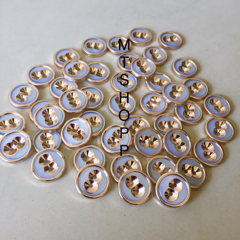 Jual Kancing baju Gold mata berukuran 21mm/isi 50pcs | Shopee Indonesia