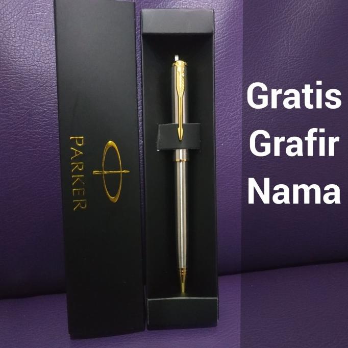 Jual pulpen parker sonnet slim gratis grafir nama bukan montblanc ...