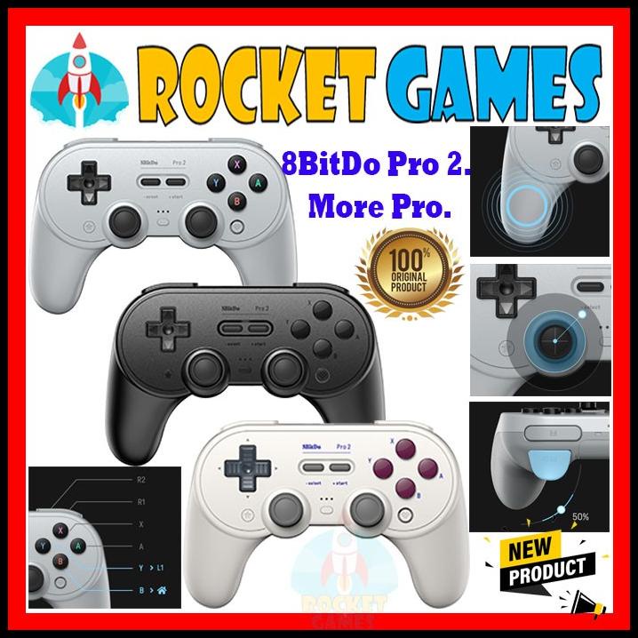 Jual 8Bitdo Pro 2 Bluetooth Gamepad Wireles Switch Pc Android Macos ...