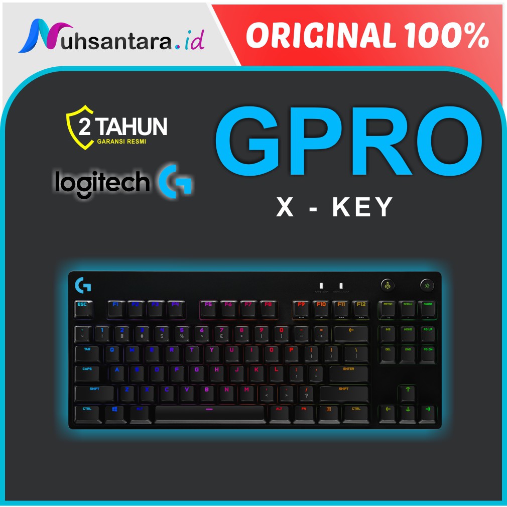 Jual Logitech PRO X Keyboard Wireless Mechanical Gaming Original ...
