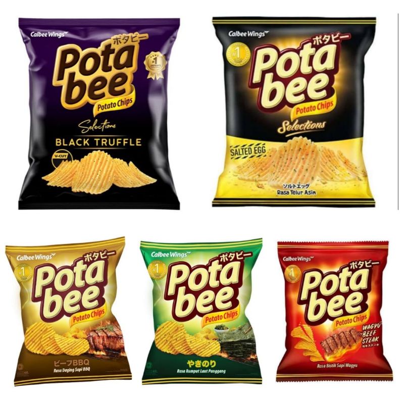 Jual Calbee Wings POTABEE Potato Chips 65gr - Keripik Kentang POTABEE ...