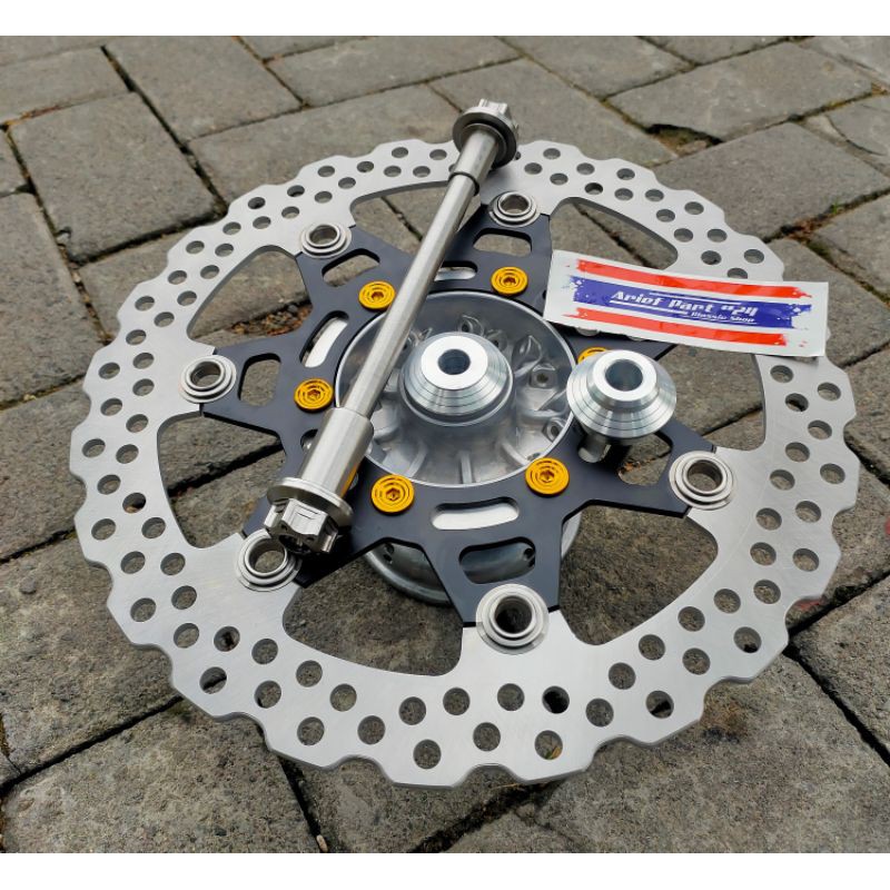 Jual tromol depan KLX set paket tromol KLX set piringan D-Tracker pnp ...