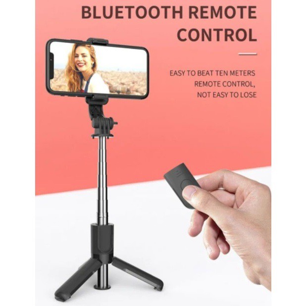 Jual Tongsis Remote Selfie Stick Hp Tripod Tomsis Wireless Bluetooth