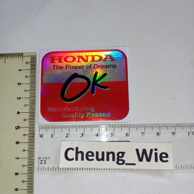 Jual stiker - sticker logo Honda The power of Dreams OK Manufacturing ...