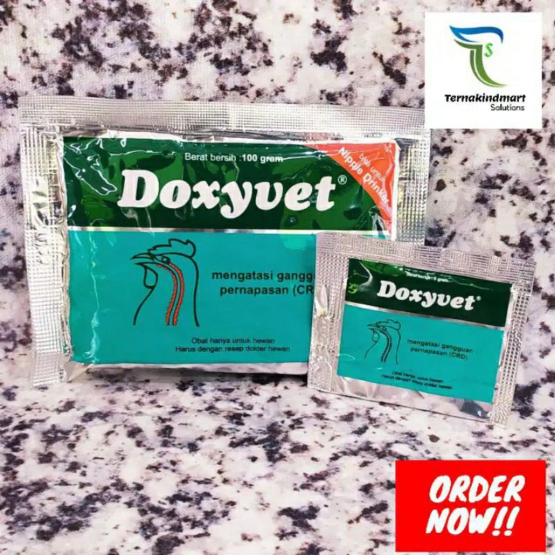 Jual Doxyvet 5 Gram - Obat Ngorok Gering Pernapasan Ayam | Shopee Indonesia