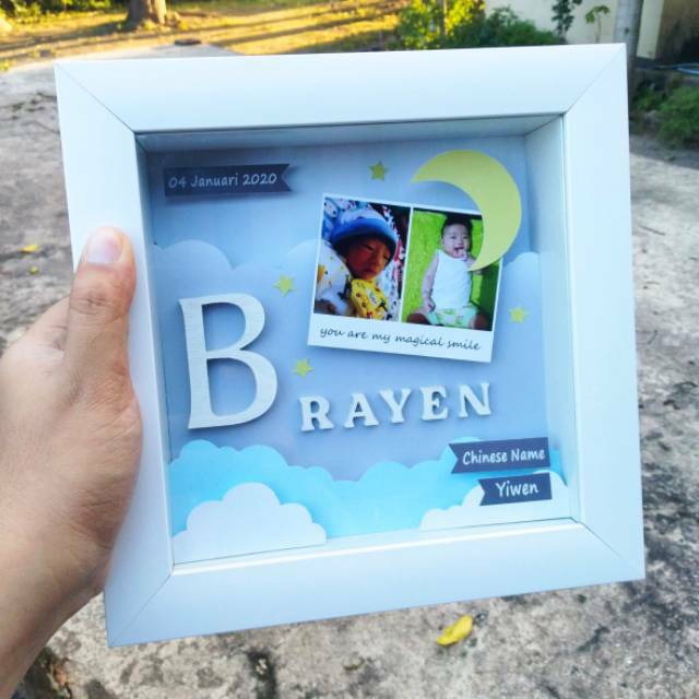 Jual Scrap frame / pop up frame kado hadiah baby born, ulang tahun ...