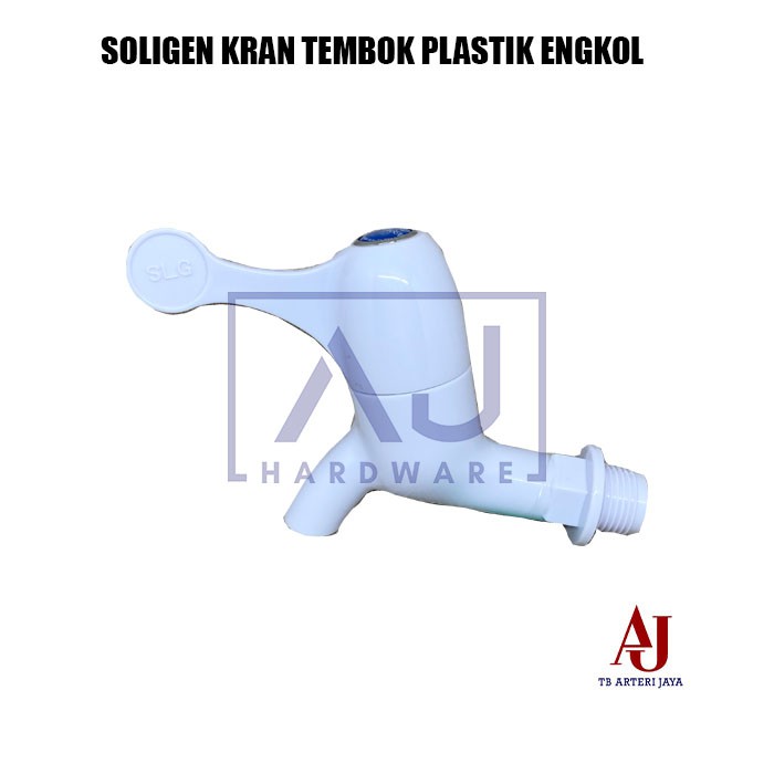 Jual Kran Tembok Plastik New Soligen ASLI Keran Air PVC Tembok Engkol ...