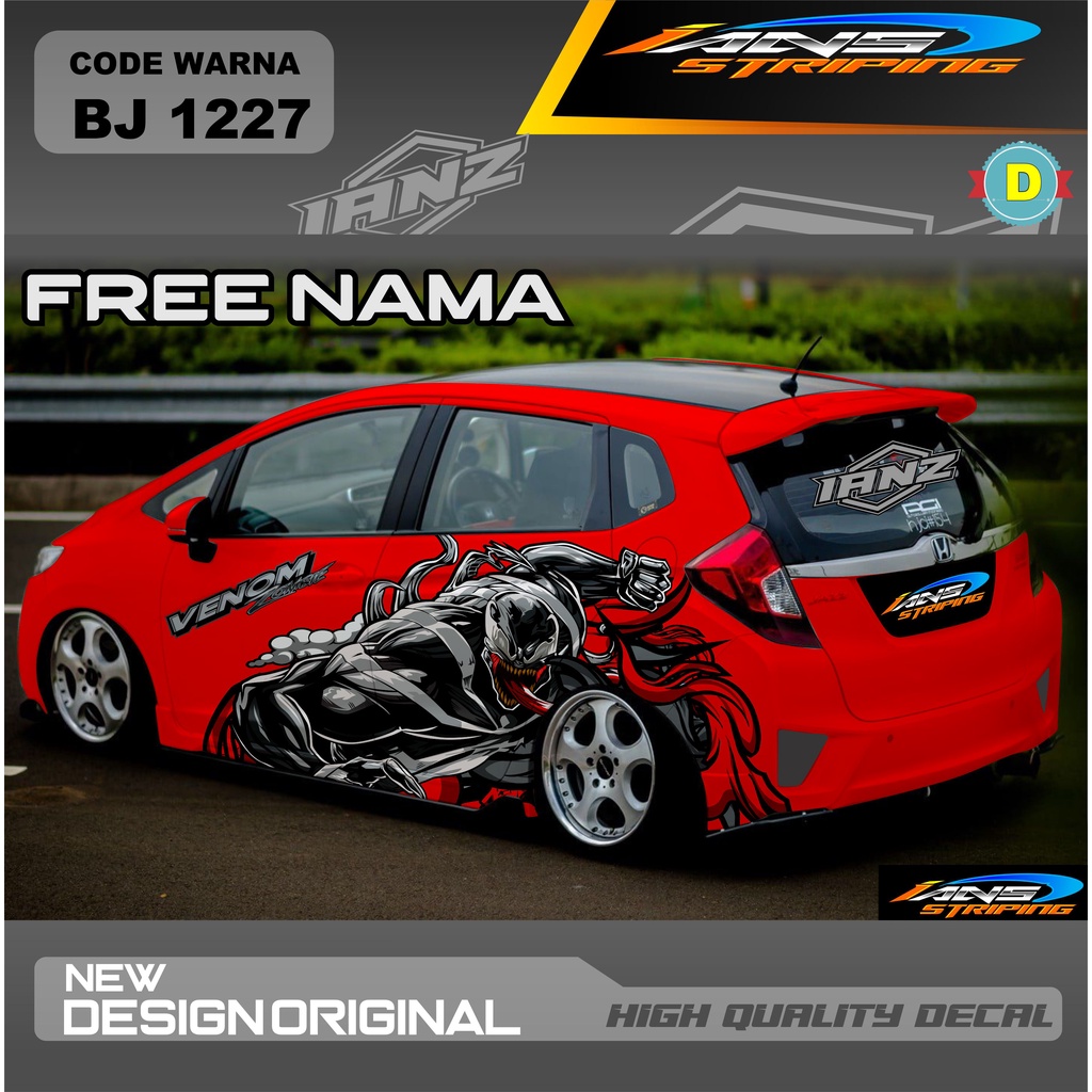 Jual STICKER DECAL VARIASI MOBIL HONDA JAZZ / STIKER DECAL MOBILIO ...