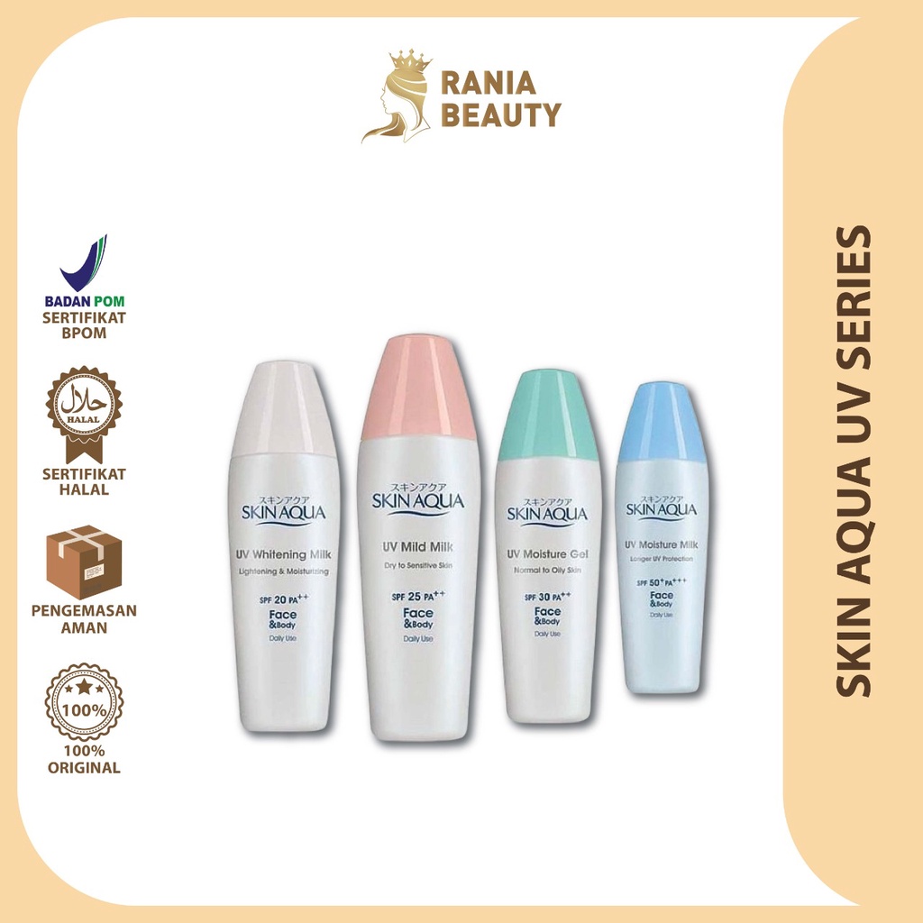 Jual Skin Aqua Sunscreen Series | Rania Beauty | Shopee Indonesia