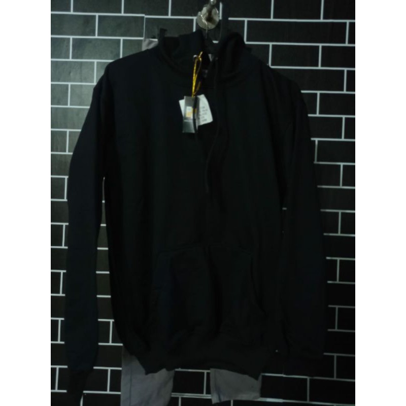 Jual SWEATER HOODIE POLOS HITAM | Shopee Indonesia
