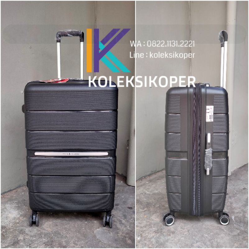 Jual Koper Polo Classic 10099 Polycarbonate anti pecah TSA ukuran 20 ...