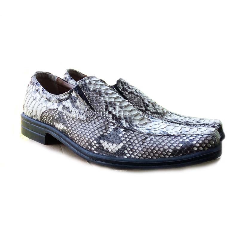 Jual Sepatu Pria Kulit Asli Ular Phyton Warna Natural Model Pantofel ...