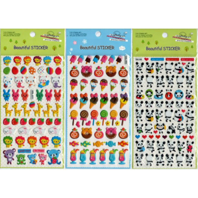 Jual Stiker Timbul Beautiful, Sticker Beautiful Timbul, Stiker Lucu ...