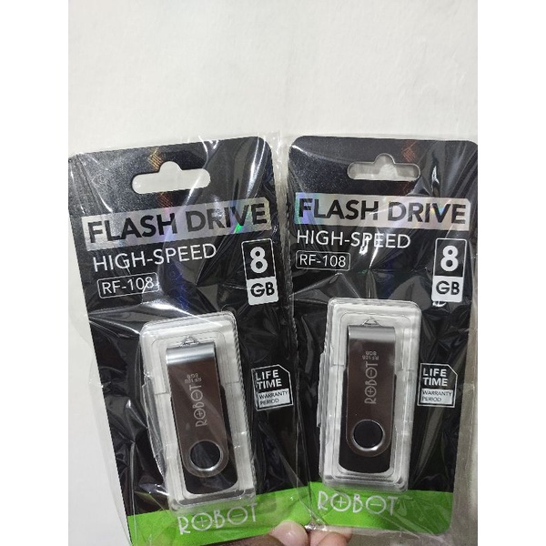 Jual FLASHDISK ROBOT ORIGINAL BERGARANSI RESMI 8GB | Shopee Indonesia