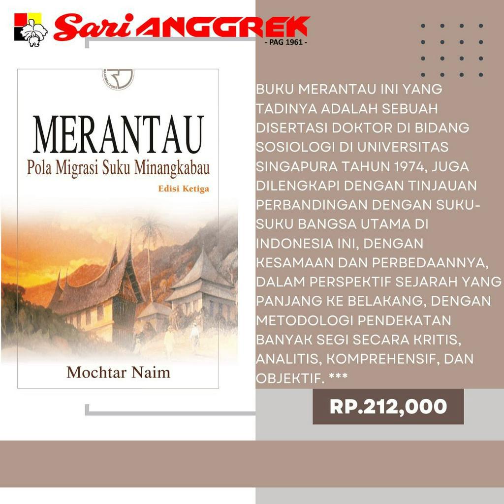 Jual BUKU MERANTAU POLA MIGRASI SUKU MINANGKABAU | Shopee Indonesia