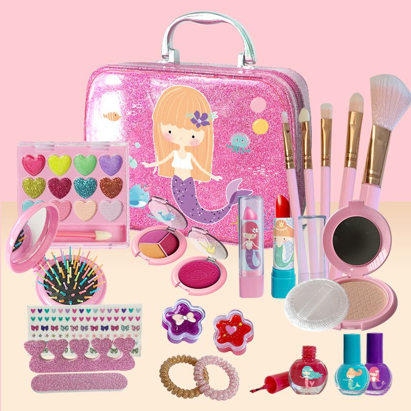 Jual Mainan Make up set Bag/Children pretend plays make up kit set ...