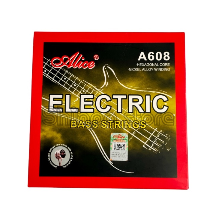 Jual Senar Bass Alice A606 A608 String Bass Elektrik 4 String 0.40 Set ...