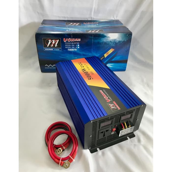 Jual Volomax Inverter Modified sine wave Model 5000W 24V Gelombang Modified | Shopee Indonesia