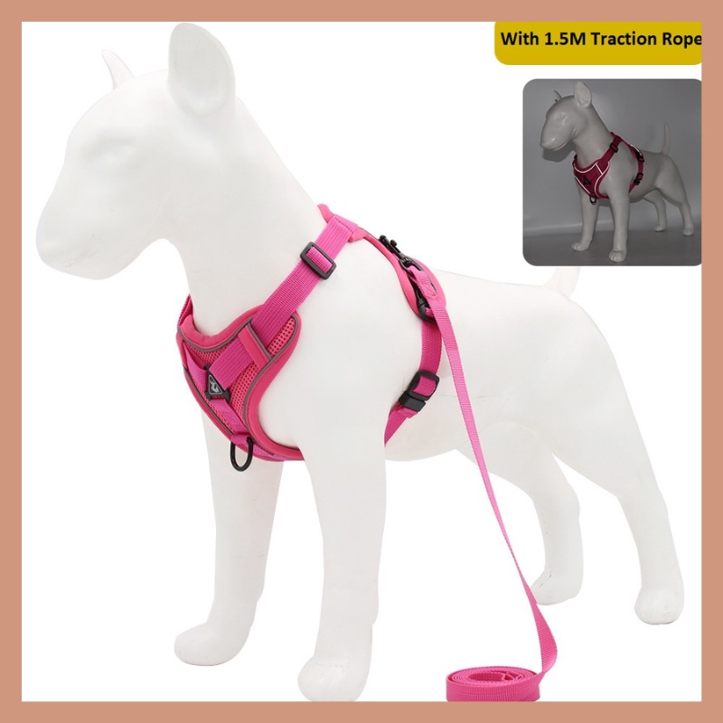 Jual Tali Anjing Harness Kucing Vest Tali Tuntun Pet Dog Cat Leash ...