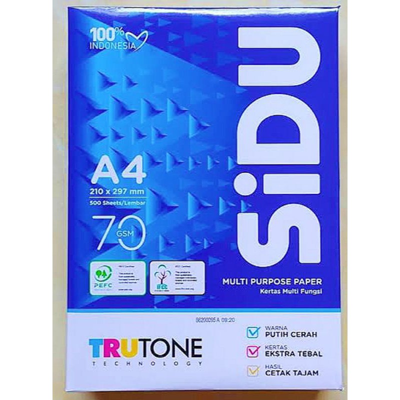 Jual Kertas hvs A4 70 gram sidu | Shopee Indonesia