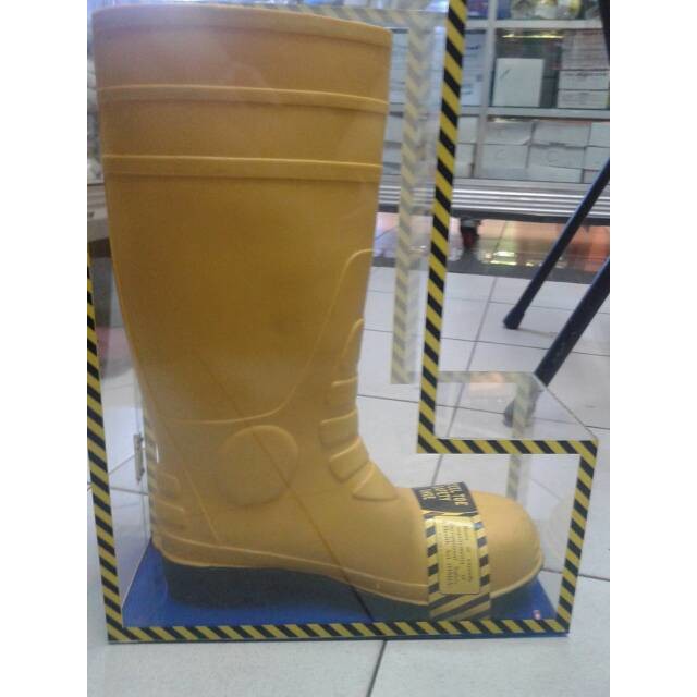 Jual Safety Boots Petrova Kuning / Sepatu Boot Petrova | Shopee Indonesia