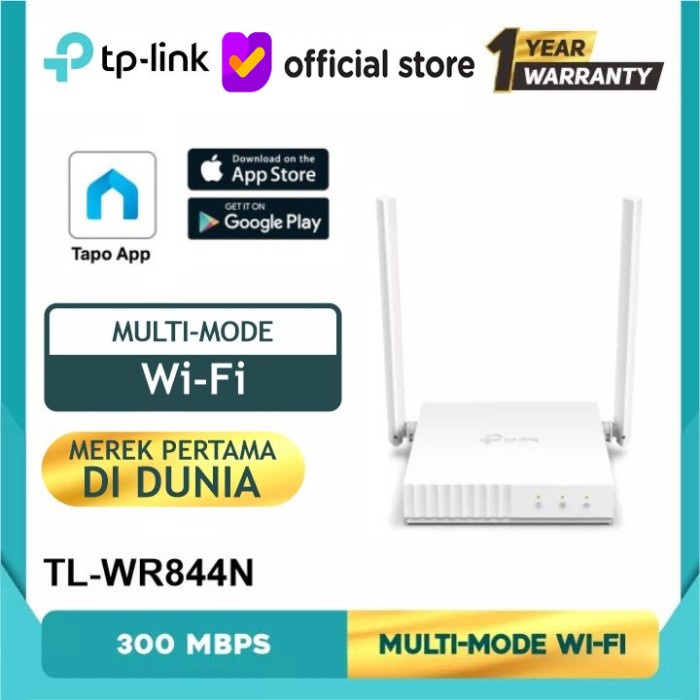 Jual TP-LINK TL-WR844N 300Mbps Multi-Mode Access Point/ Wi-Fi Router ...