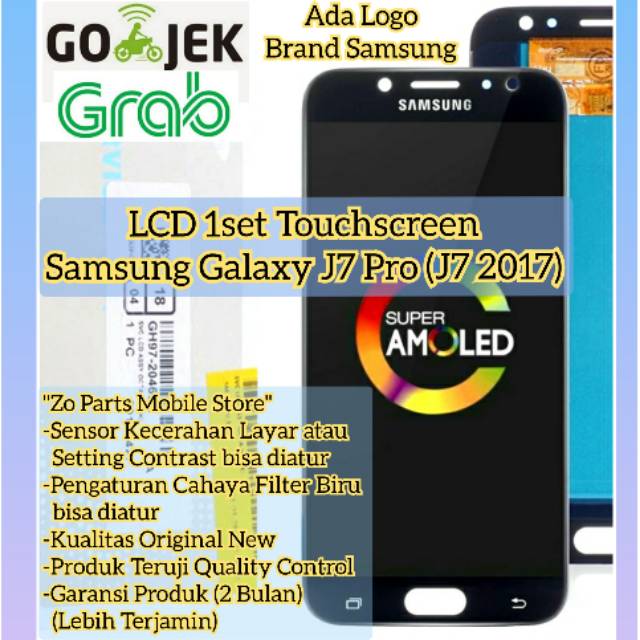 Jual LCD 1set Touchscreen Samsung Galaxy J7 Pro (J7 2017) SM-J730 SM-J730F SM-J730GM SM-J730G ...