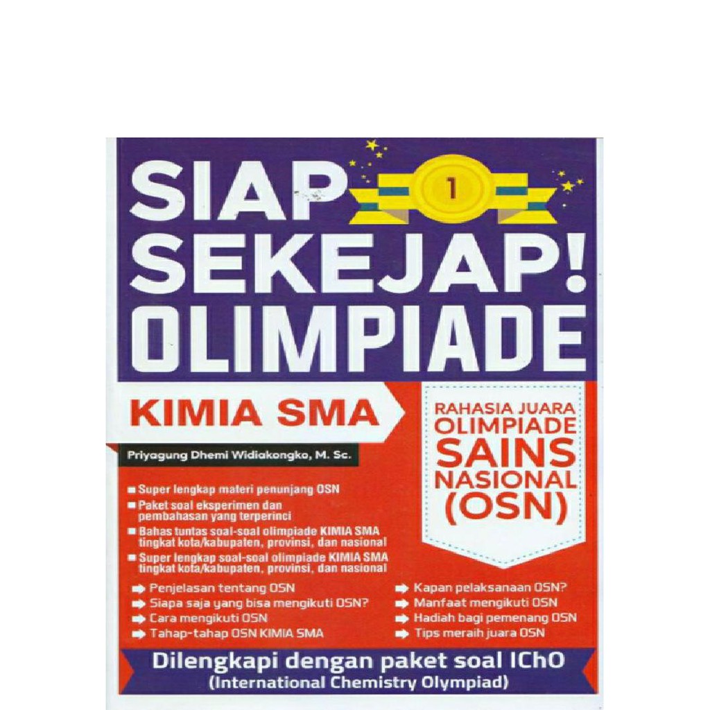 Jual Siap Sekejap Olimpiade Kimia SMA Rahasia Juara Olimpiade Sains Nasional (OSN) | Shopee ...