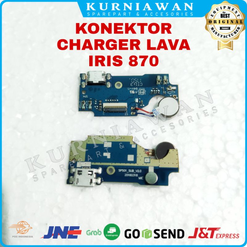 Jual Konektor Charger Lava Iris 870 Papan Cas Pcb Mic | Shopee Indonesia