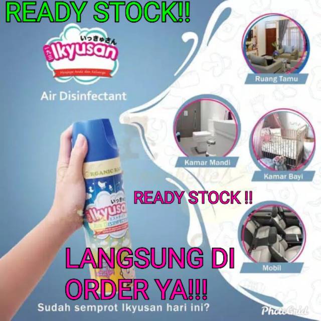 Jual IKYUSAN AIR Disinfectant 300ml READY STOCK!! LANGSUNG DI ORDER ...