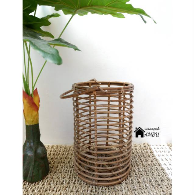 Jual Lentera rotan/ pot rotan/ rotan/ rattan | Shopee Indonesia