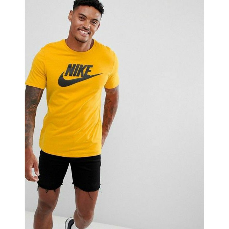Jual kaos distro Nike sport kuning mustard | Shopee Indonesia
