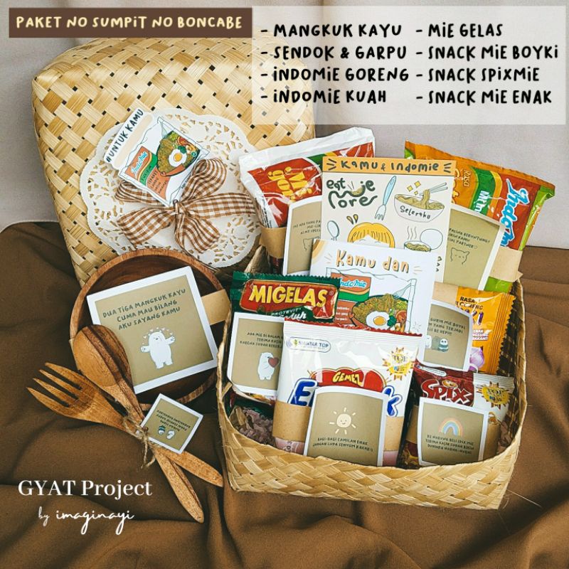 Jual UNTUK KAMU Gift Series #2: Kamu & Indomie - Snack Box by GYAT ...