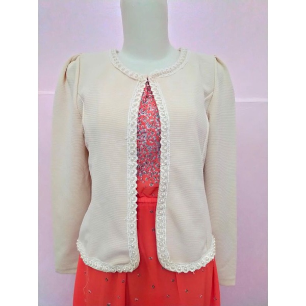 Jual Baju Set 2in1/ Blazer dress kerja/ set 2 in1 gamis/ baju kerja ...