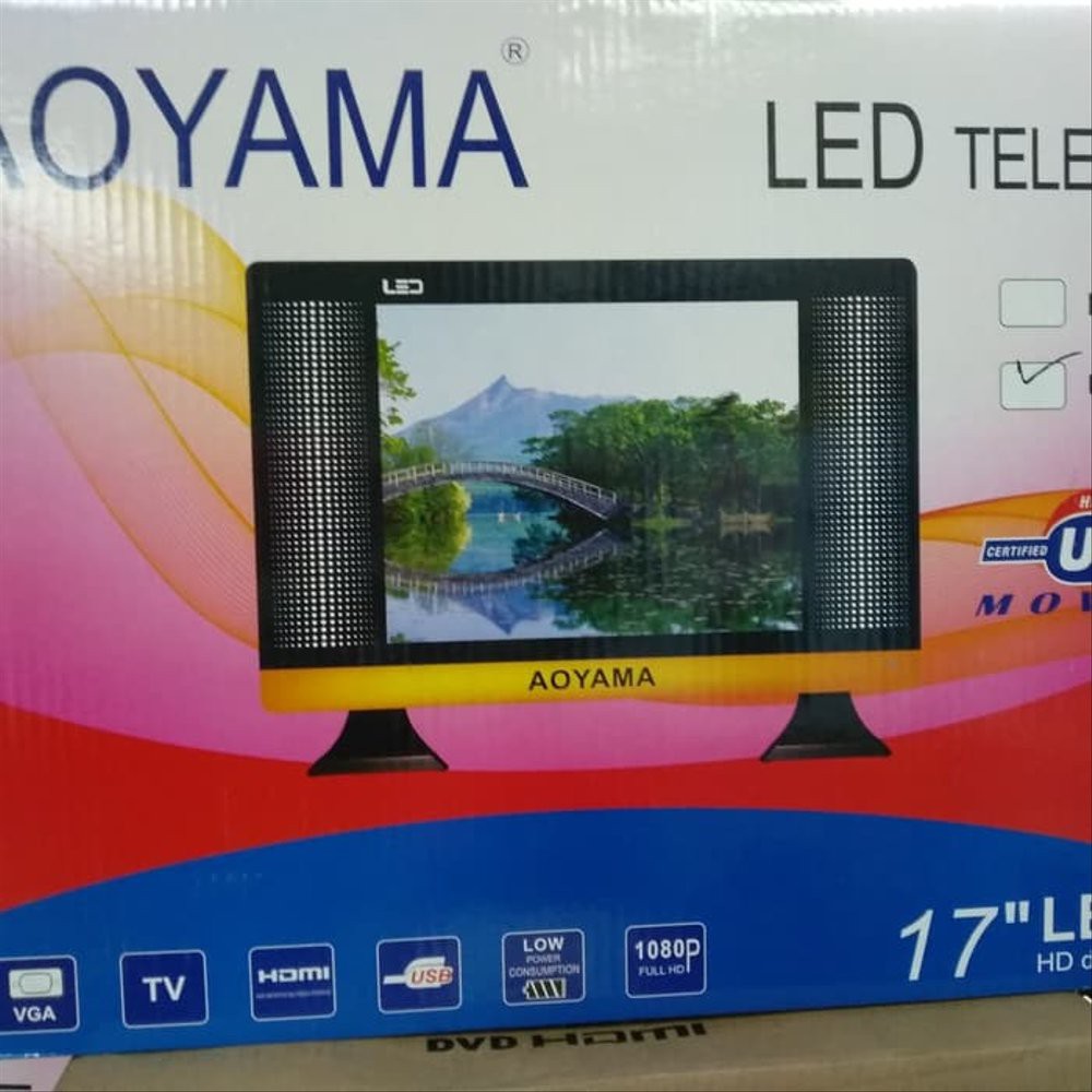 Jual AOYAMA LED TV 17 INCH SUPPORT USB MOVIES-HDMI-VGA | Shopee Indonesia
