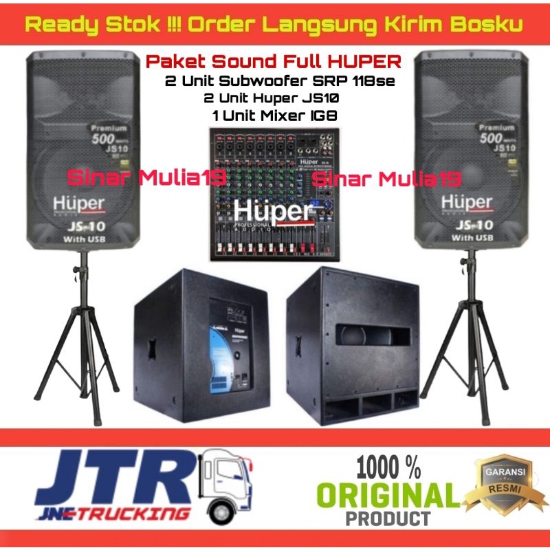 Jual Paket Sound System Fullset HUPER Original | Shopee Indonesia