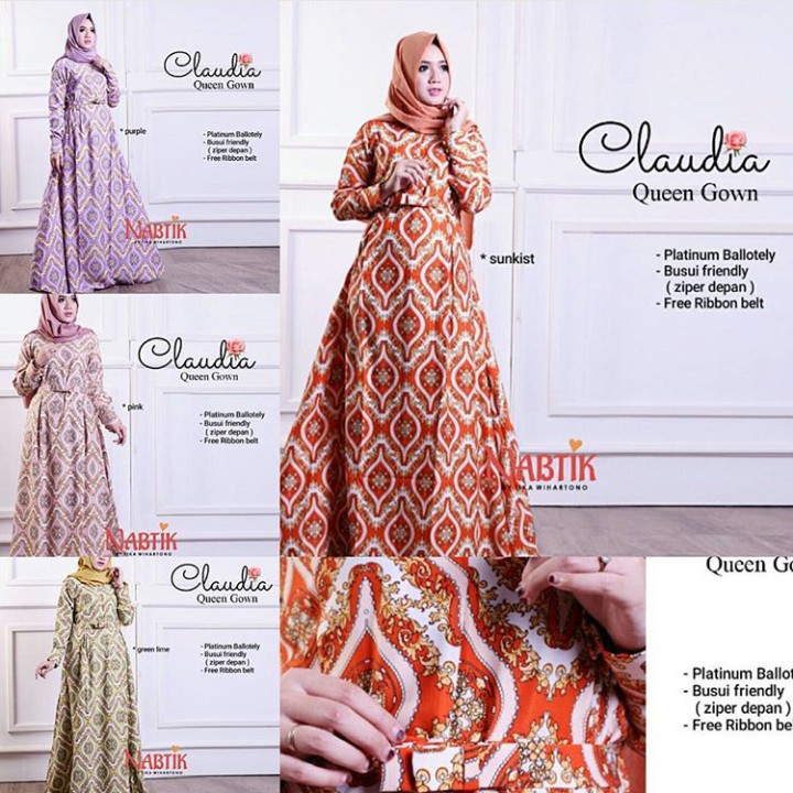Jual CLAUDIA QUEEN GOWN | Shopee Indonesia