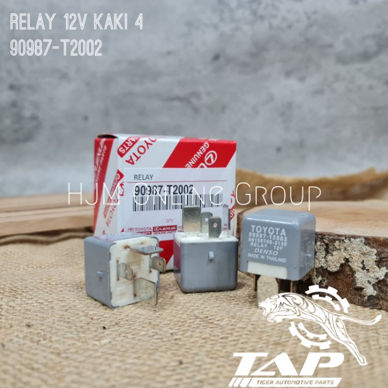 Jual RELAY KAKI 4 12V TOYOTA INNOVA AVANZA XENIA FORTUNER YARIS 90987 ...