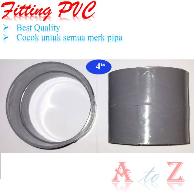 Jual Socket 4"/sock/sok lurus 4 in/soket pvc 4 inch | Shopee Indonesia
