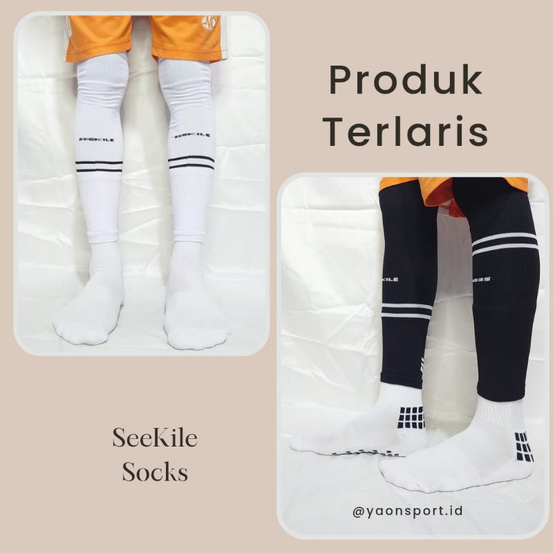 Jual Kaos Kaki Sambung Potong Sepak Bola Futsal SeeKile Original ...