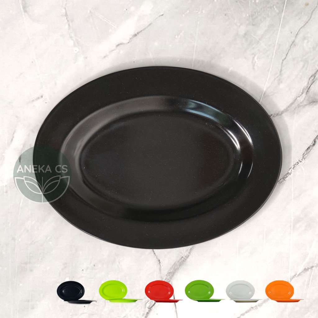 Jual Piring Oval Melamin 9 inch - Piring Saji - Piring Melamin - U 809 ...