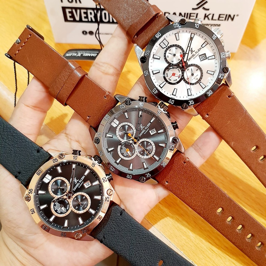 Jual DANIEL KLEIN DK122501 -3/4/6 DK122501 LEATHER JAM TANGAN PRIA ...