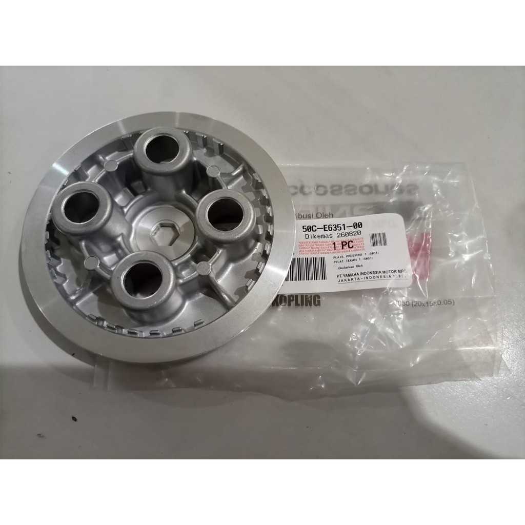 Jual PLATE CLUTCH PRESSURE LAWAN KAKI EMPAT ORIGINAL YAMAH JUPITER MX 135 (50C-E6351-00 ...