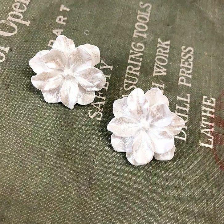 Jual (HARGA SPESIAL) anting bunga tumpuk/anting Korea/anting elsa ...