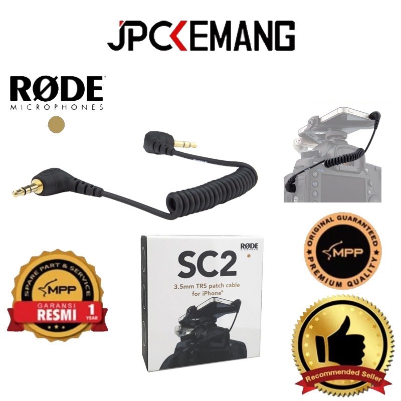 Jual Rode SC2 3.5mm TRS patch cable Original | Shopee Indonesia