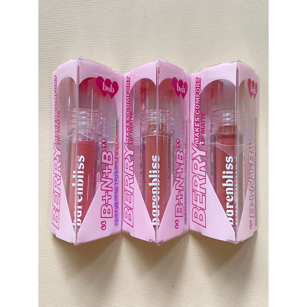 Jual BNB barenbliss Berry Makes Comfort Lip Matte Korea Liquid Lipstik ...