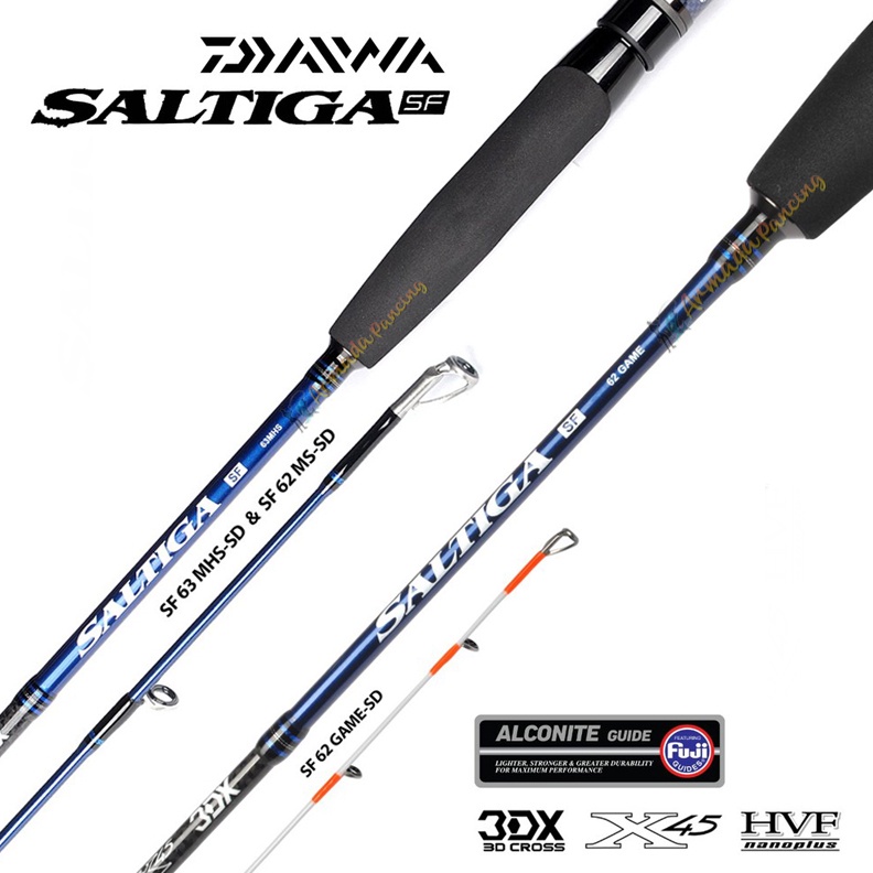 Jual Joran Daiwa SALTIGA SF | 63MHS | 62MS | 62MB | 62 Game | One Piece | Shopee Indonesia