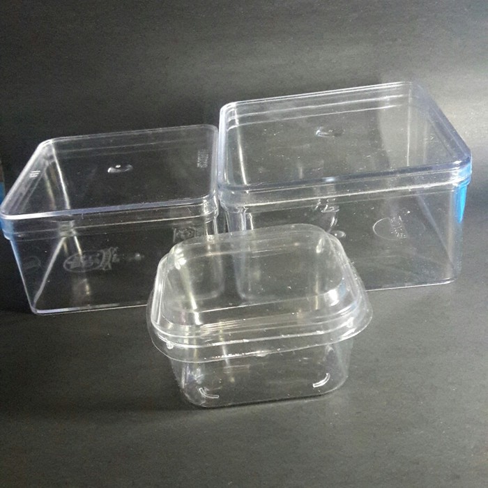 Jual harga 1 kotak 10x10x6cm Cup Puding kotak Dessert box extra besar ...