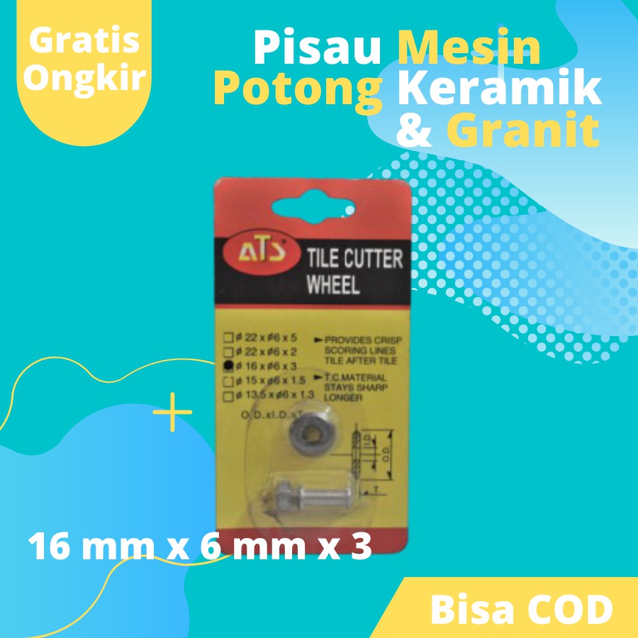 Jual Mata Potong Keramik Granit Dorong Roda Bearing ATS Tile Cutter ...